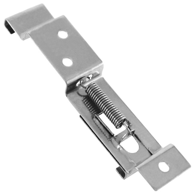 Clips plaque d'immatriculation avec verrouillage à ressort